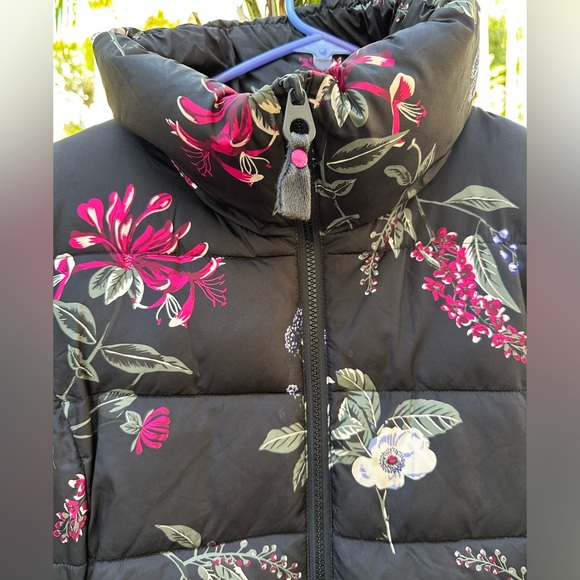 Joules | Jackets & Coats | Joules Floral Puffer Coat Super Cozy Us ...